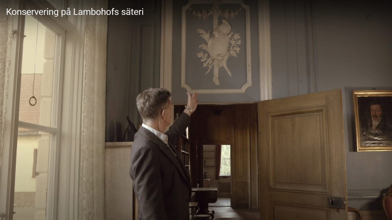 Föredrag: Konservering av väggmålningarna på Lambohofs säteri ...